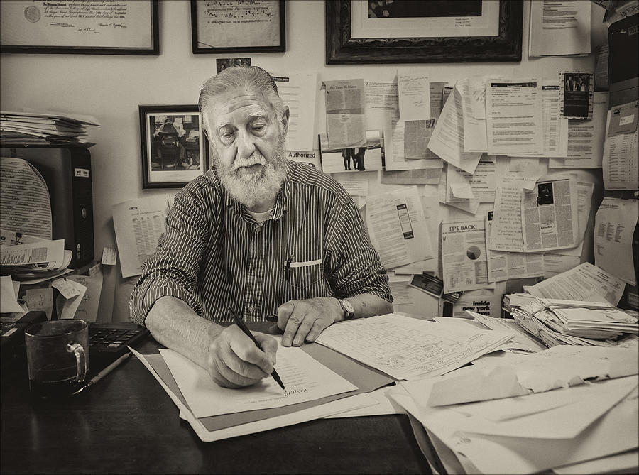 Harry Miller at Work Photograph by Robert Ullmann - Fine Art America