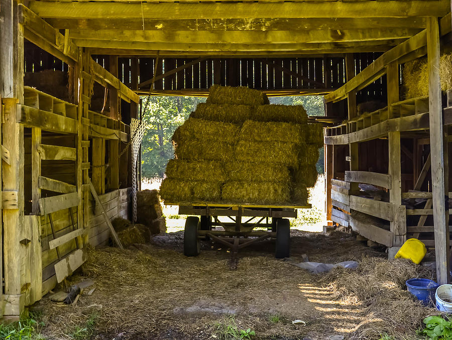 Hay loft storage Photograph by Brian Stevens | Fine Art America