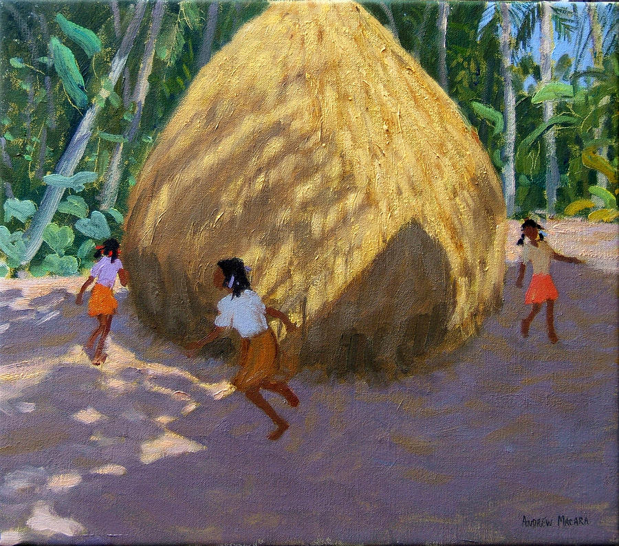 Haystack Painting by Andrew Macara - Fine Art America