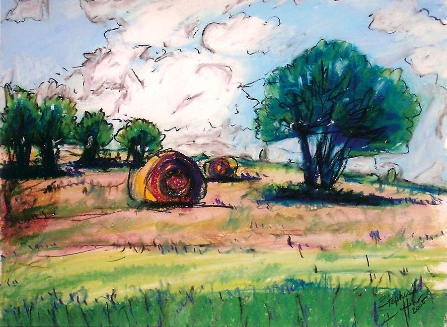 Haystack Pastel by Stephen Duffin - Fine Art America