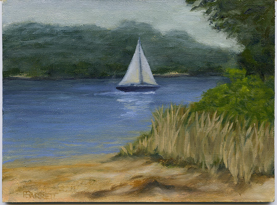 Heading Out Painting by Peter Barrett - Fine Art America