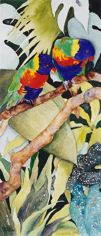 Here Today....... Painting by Eve Riser Roberts - Fine Art America