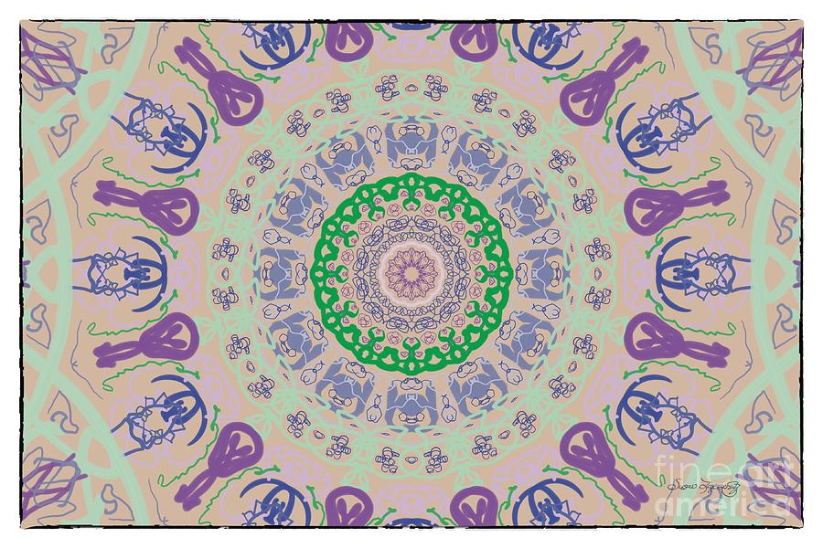 Hidden Face Digital Art by Susan Lipschutz - Pixels Merch