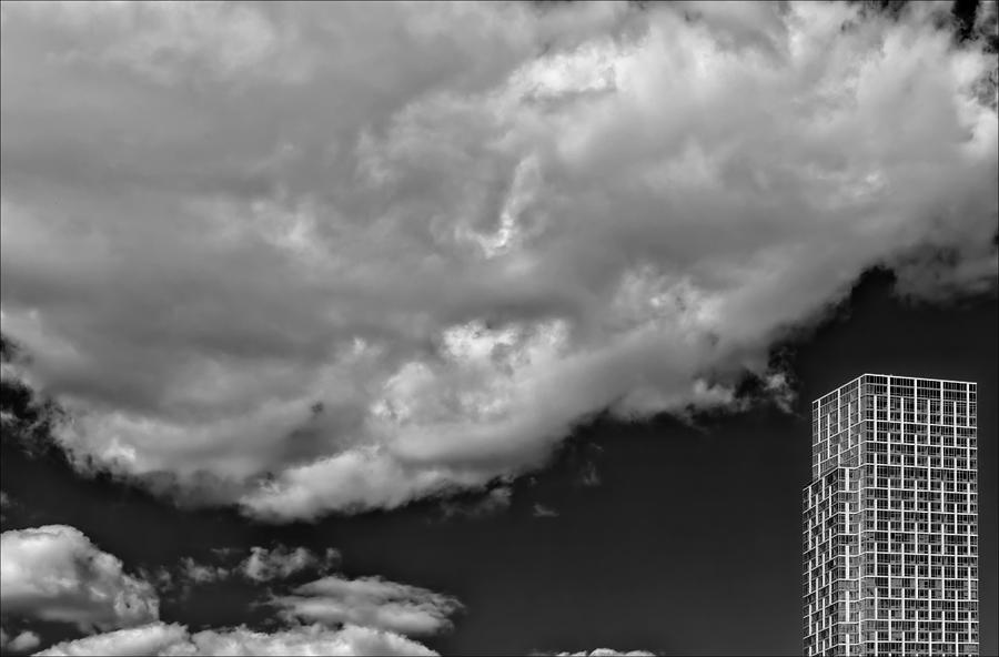 High Rise and Clouds 2 Photograph by Robert Ullmann - Fine Art America