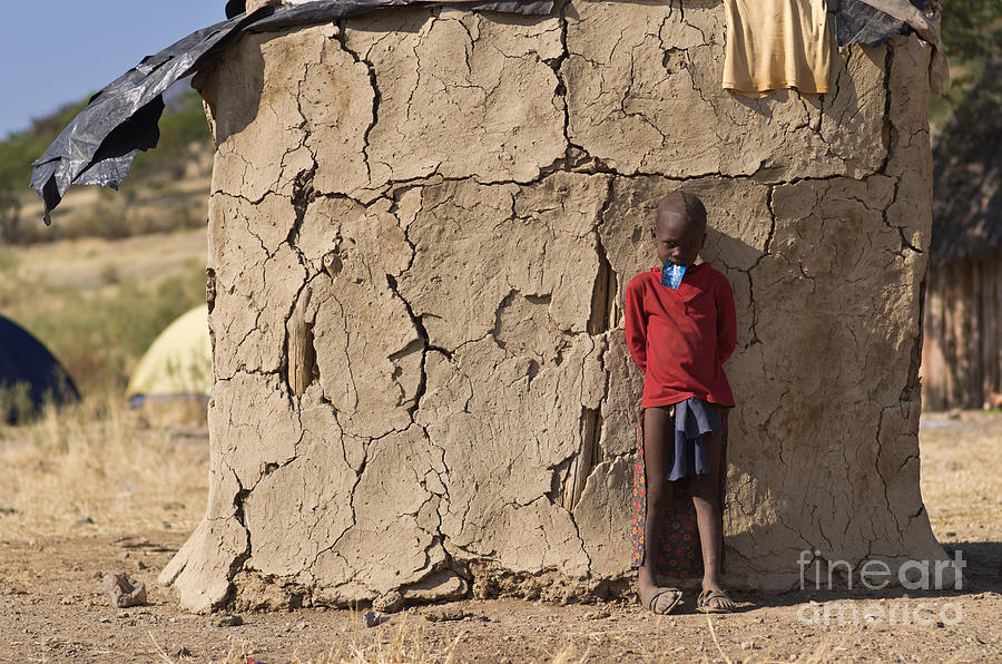 Himba boy - Namibia Photograph by Stephane Neron - Pixels