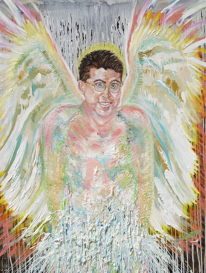 Humble Angel Painting by Lisa Kramer