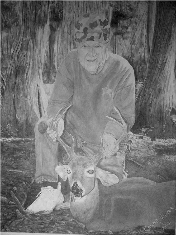 Hunter Drawing by Casper Venter - Fine Art America