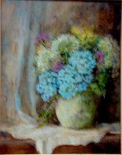 Hydrangea Painting by Jane Landry Read - Pixels