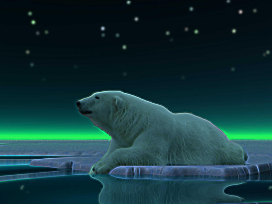 Ice Edge Digital Art by David Devoe - Pixels