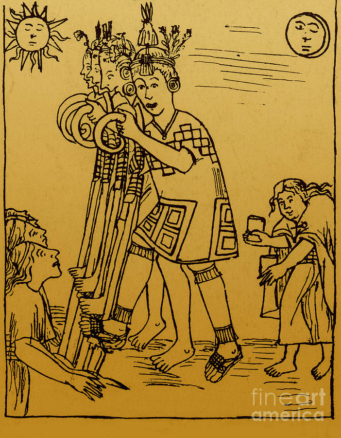 Incan Ritual Ploughing Photograph by Science Source