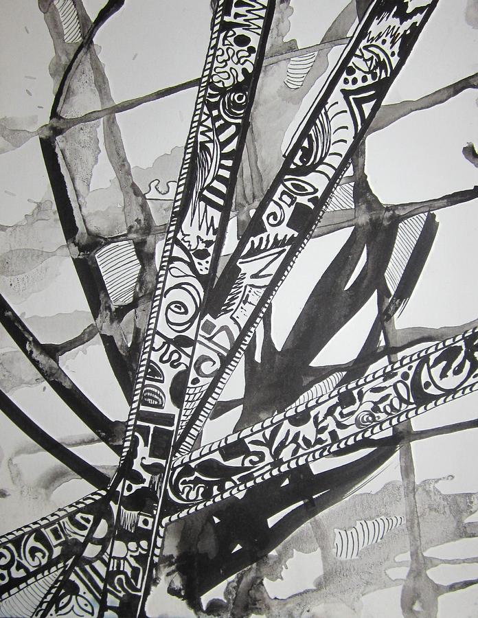 Ink Design Painting by Susan McNeil | Fine Art America