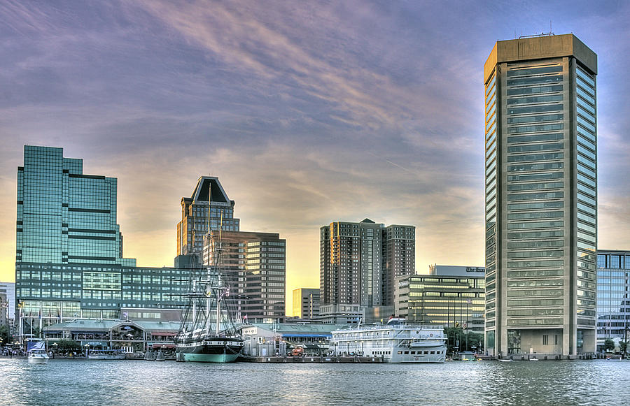 Inner Harbor Day - 1 Photograph by Robert Diffenderfer - Fine Art America