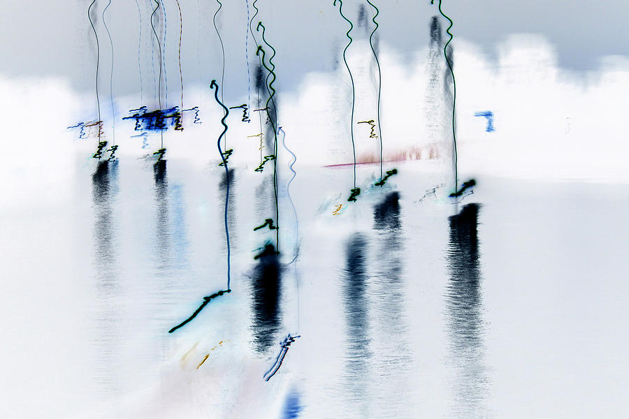 Inverted Photo of Boats Photograph by Kiersten Dunbar Chace