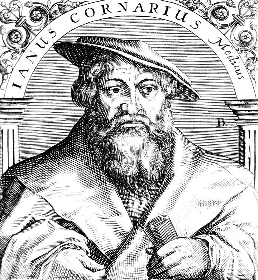 Janus Cornarius, German Philologist Photograph by Science Source | Fine ...