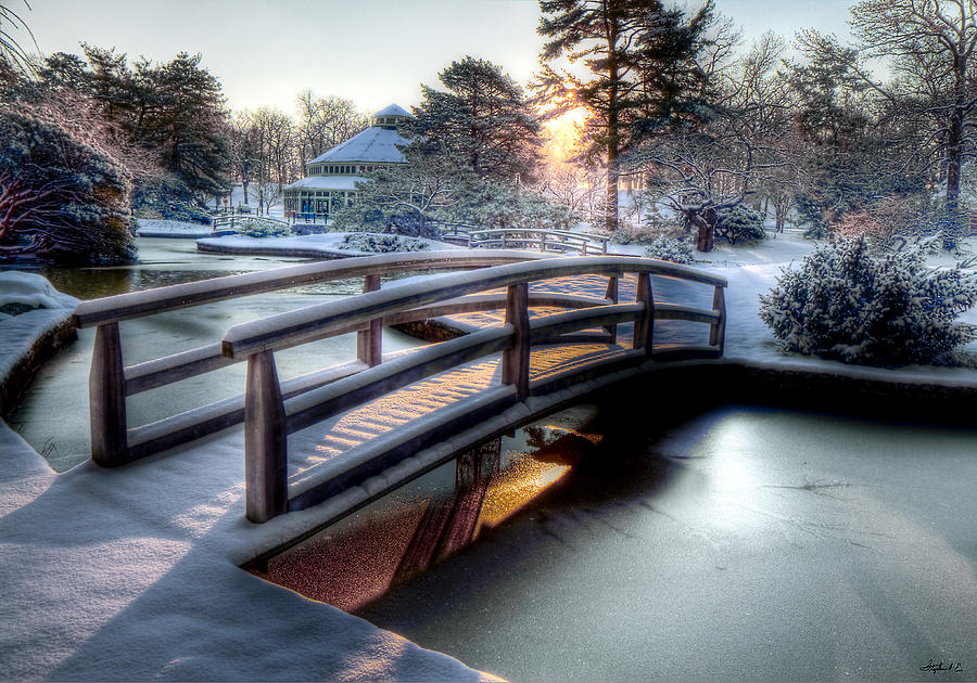 Japanese Bridge Photograph by Stephen EIS - Pixels
