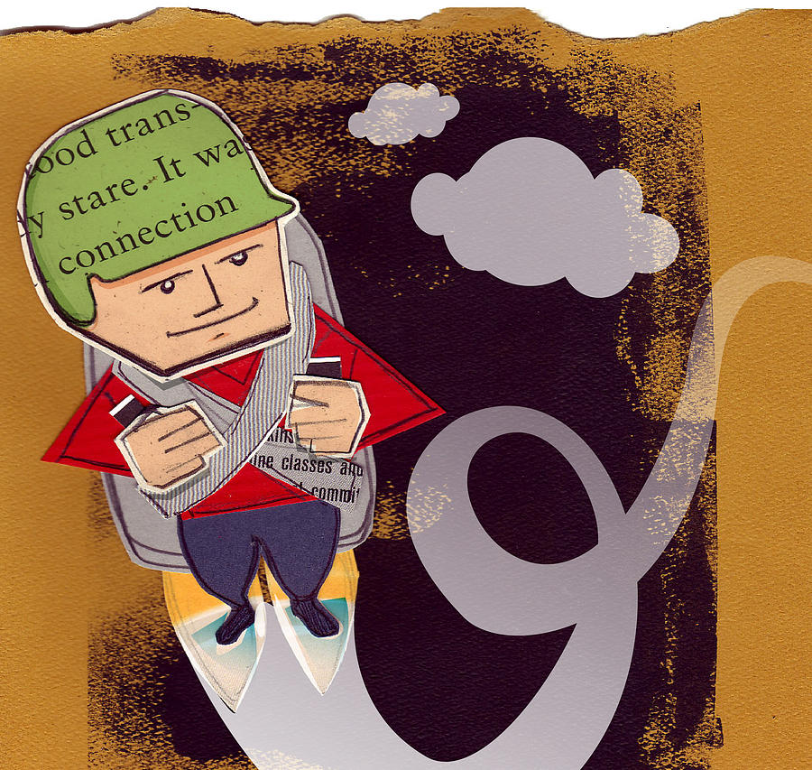 Jetpack Mixed Media by Jim Howard - Fine Art America