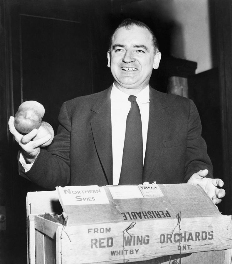 Joseph Mccarthy 1908-1957, Laughing Photograph by Everett - Fine Art ...