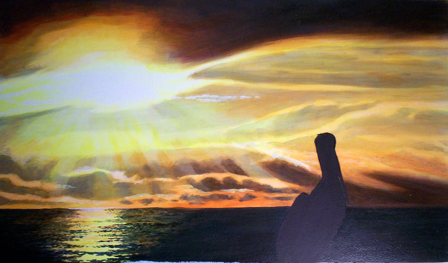 Key Sunset Painting by Debi Davis - Fine Art America