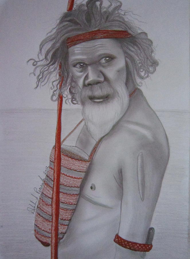 King George Drawing by Deborah Peacock