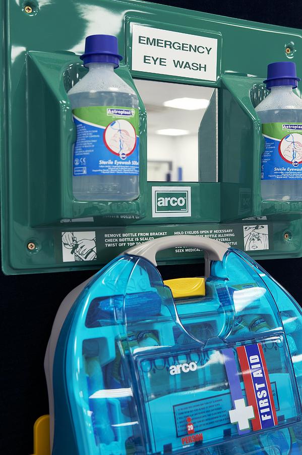 Laboratory First Aid Photograph by Mark Sykes | Fine Art America