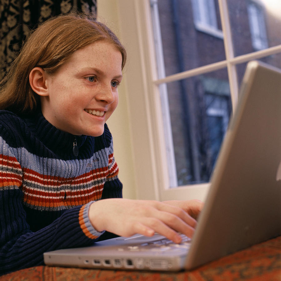 Laptop Computer Use Photograph by Tek Image - Fine Art America