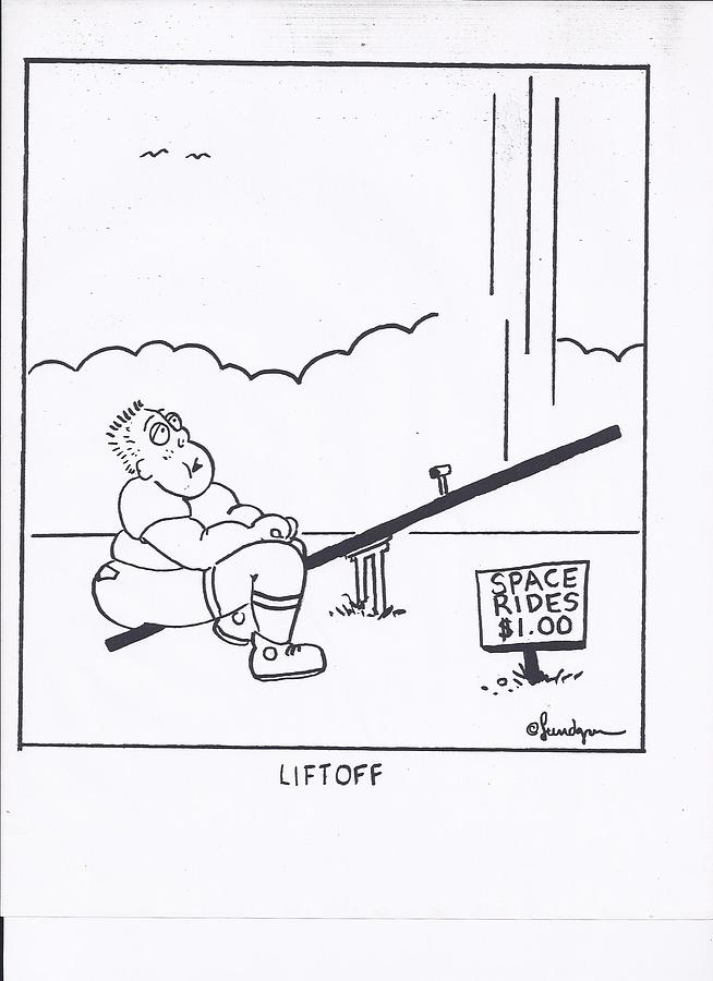 Lift Off Drawing by Carl Lundgren - Fine Art America