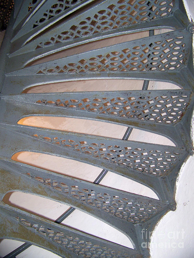 Lighthouse steps Photograph by Carolyn Baumgart - Pixels