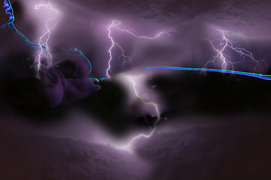 Lightning Goddess Photograph by Andreas Hohl - Pixels