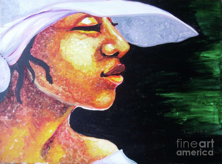 Lily Painting by Reshada Pullen - Pixels