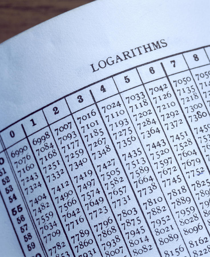 Logarithm Table Photograph By Science Photo Library Pixels Merch