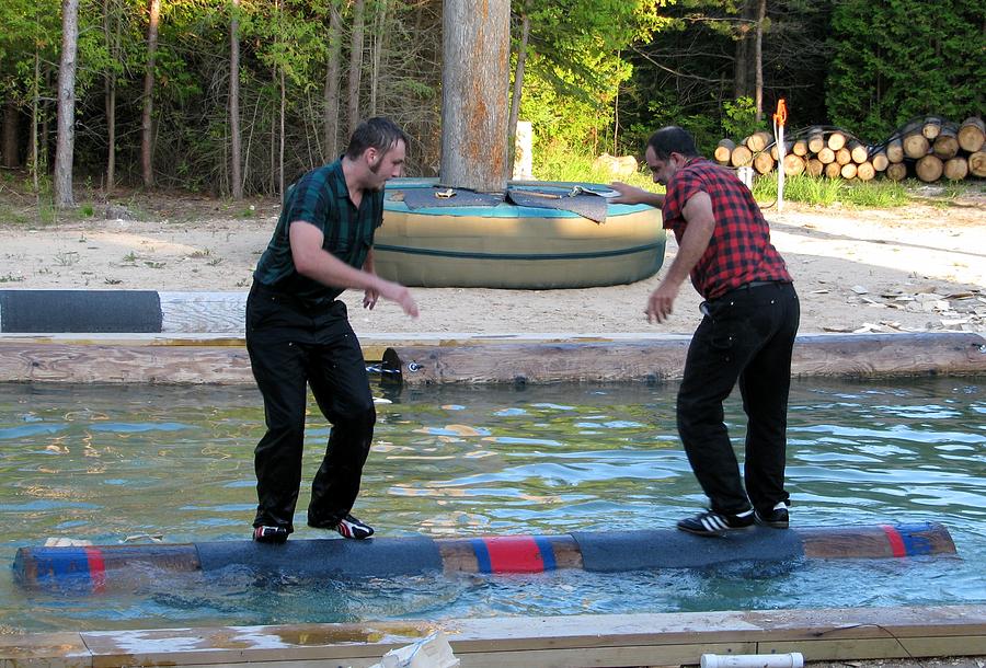 Logrolling Photograph by Keith Stokes - Pixels