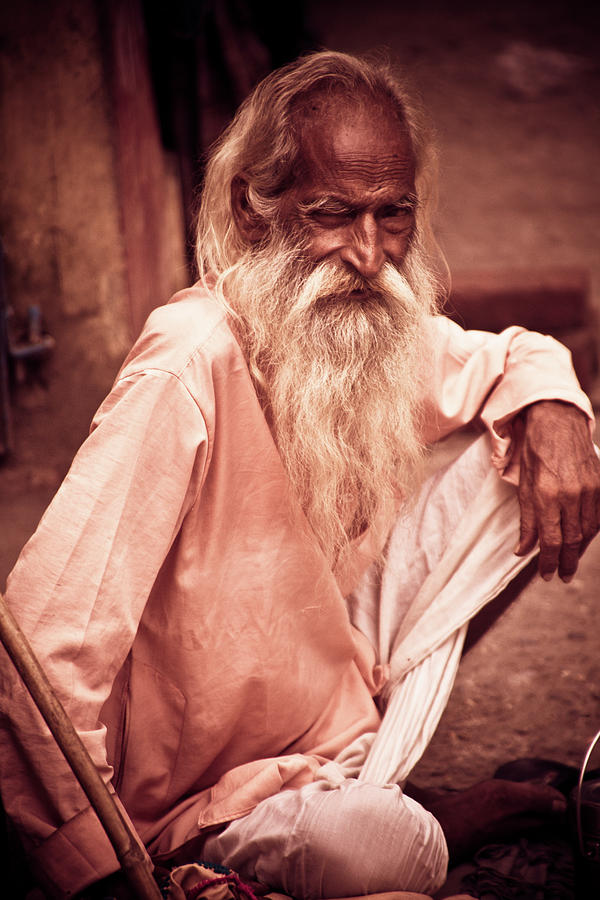 Man on stoop Photograph by John Battaglino - Fine Art America