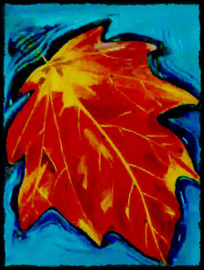 Maple Leaf Painting by Puja Chakravarty - Fine Art America