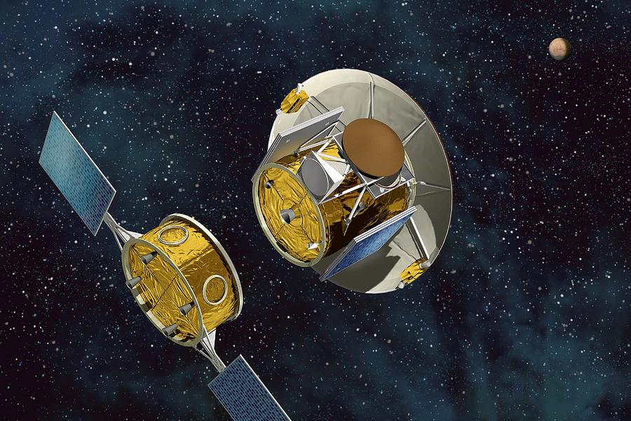 Mars Sample Return Separation, Artwork Photograph by David Ducros - Pixels