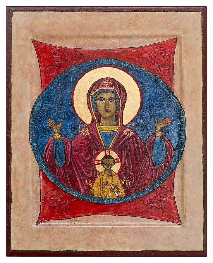 Mary Ofthe Sign Painting by Mary Ensman - Fine Art America