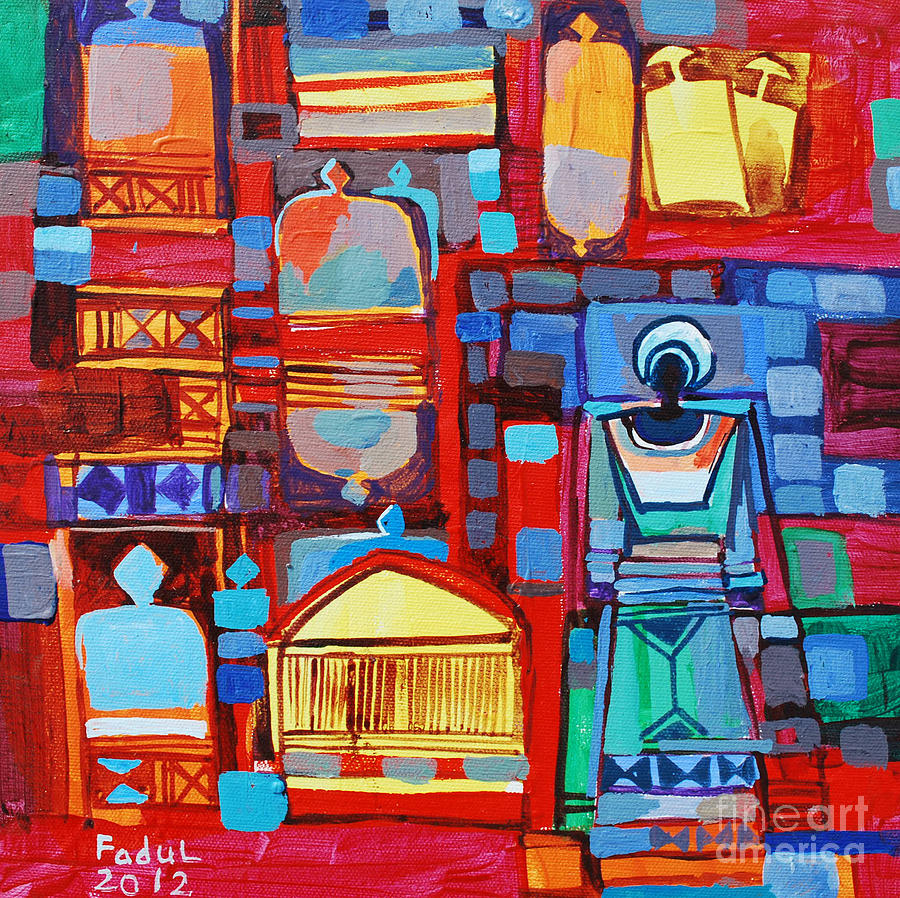 Maseed 75 Painting by Mohamed Fadul - Fine Art America