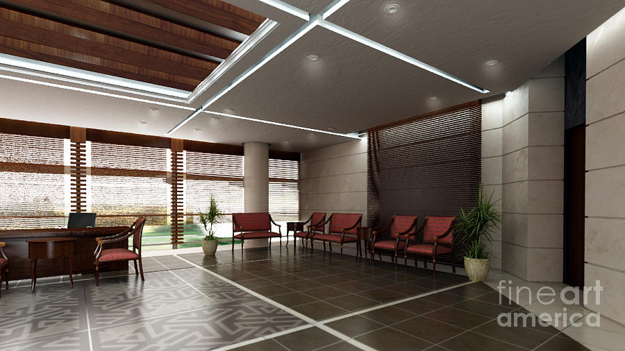 Mazalem Complex Interior Digital Art by DotDesign Memusleh - Fine Art ...