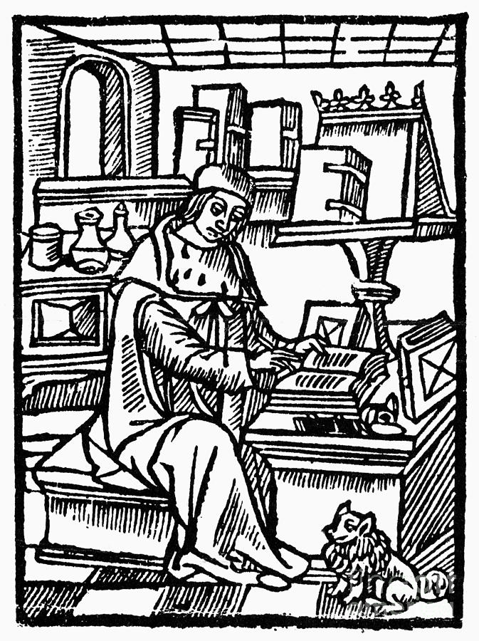 Medieval Writer Photograph by Granger | Pixels