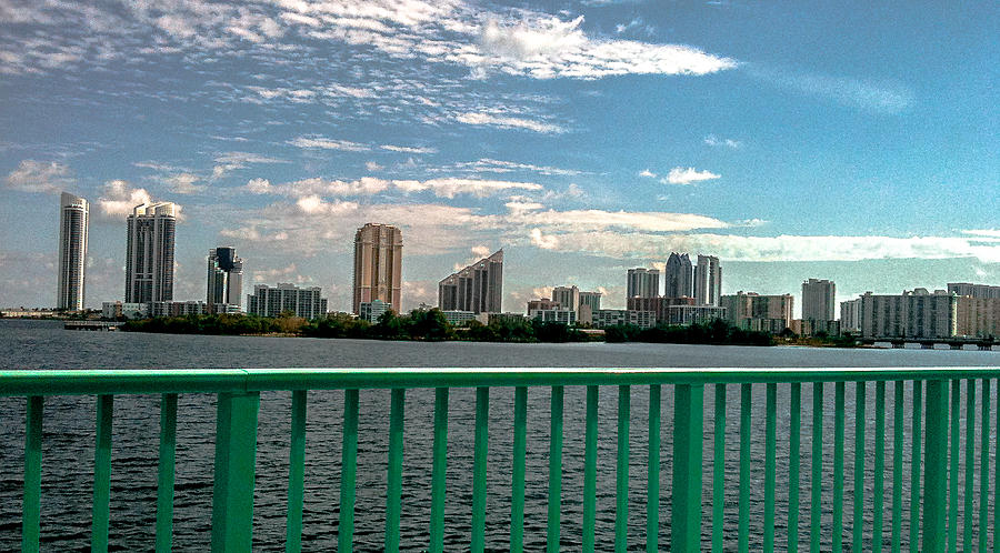 Miami Beach Sky Photograph by Andrea OConnell - Pixels