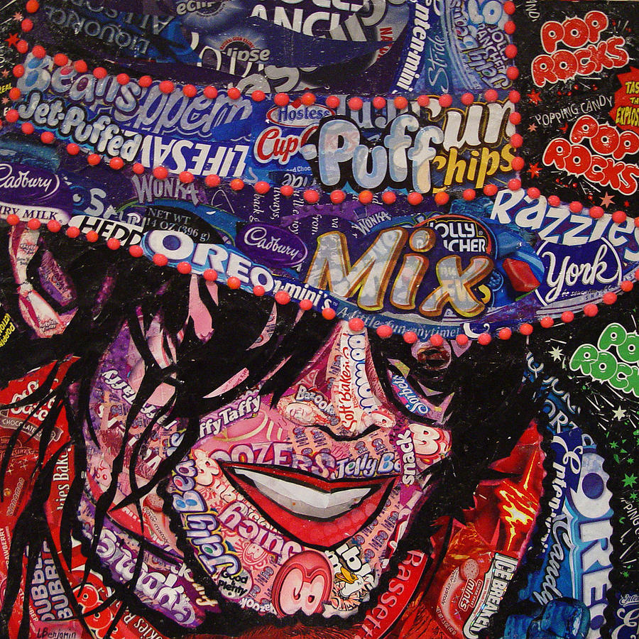 Michael Mixed Media by Laura Benjamin