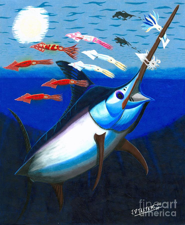 Midnight Gladiator Drawing by Jonathan Teeter - Pixels