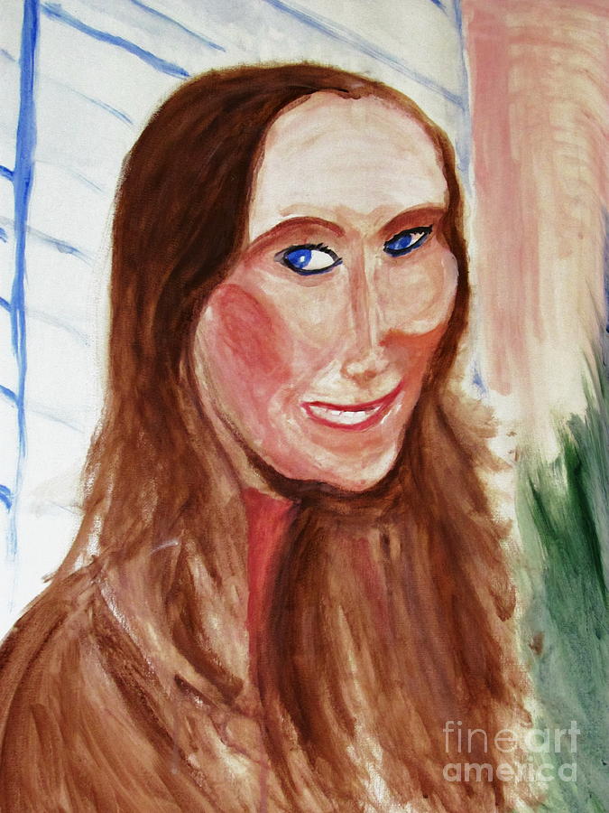 Model Painting by Stanley Morganstein - Fine Art America