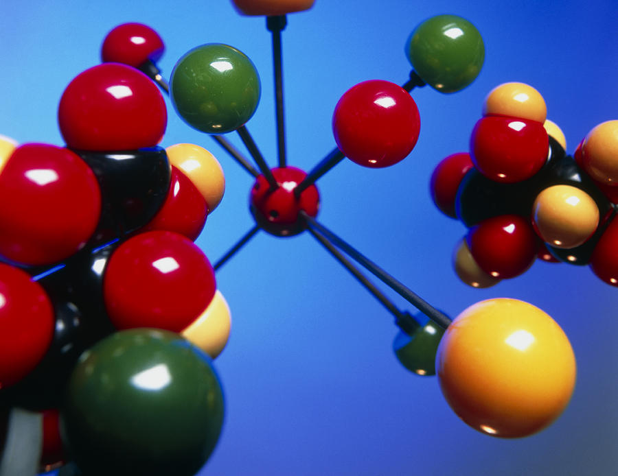Models Representing Chemical Molecules Photograph by Tek Image - Fine ...