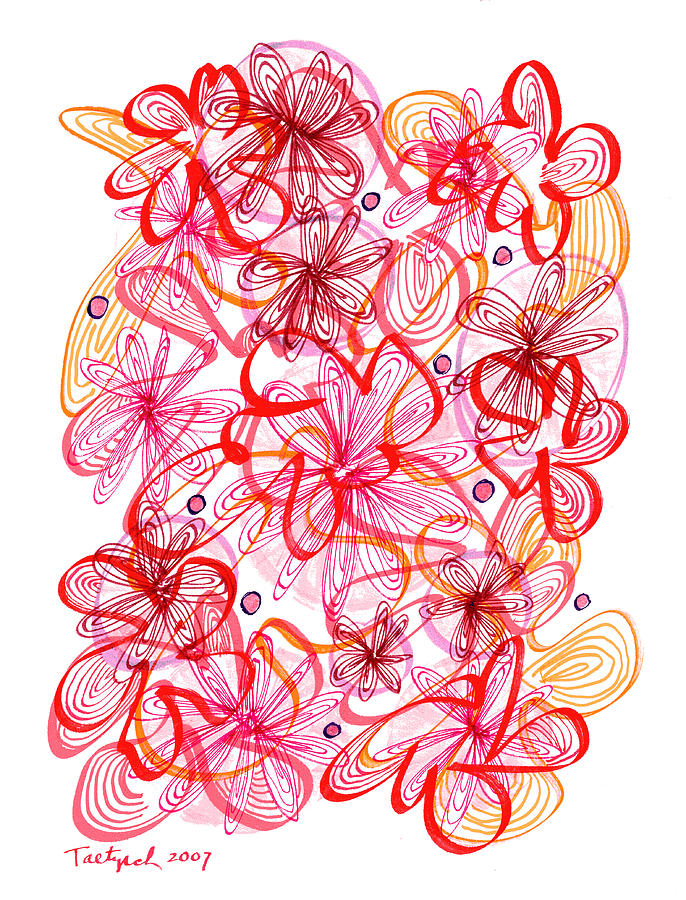 Modern Drawing 133 Drawing by Lynne Taetzsch - Fine Art America