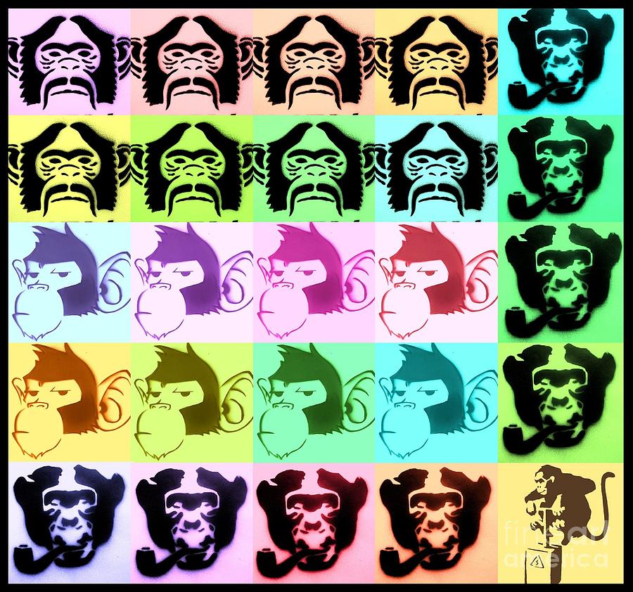 Monkey Warhol Photograph by David Corrigan - Fine Art America