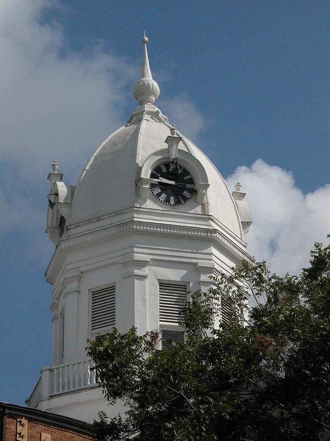 Monroeville Courthouse Clock Photograph by David Dittmann - Pixels