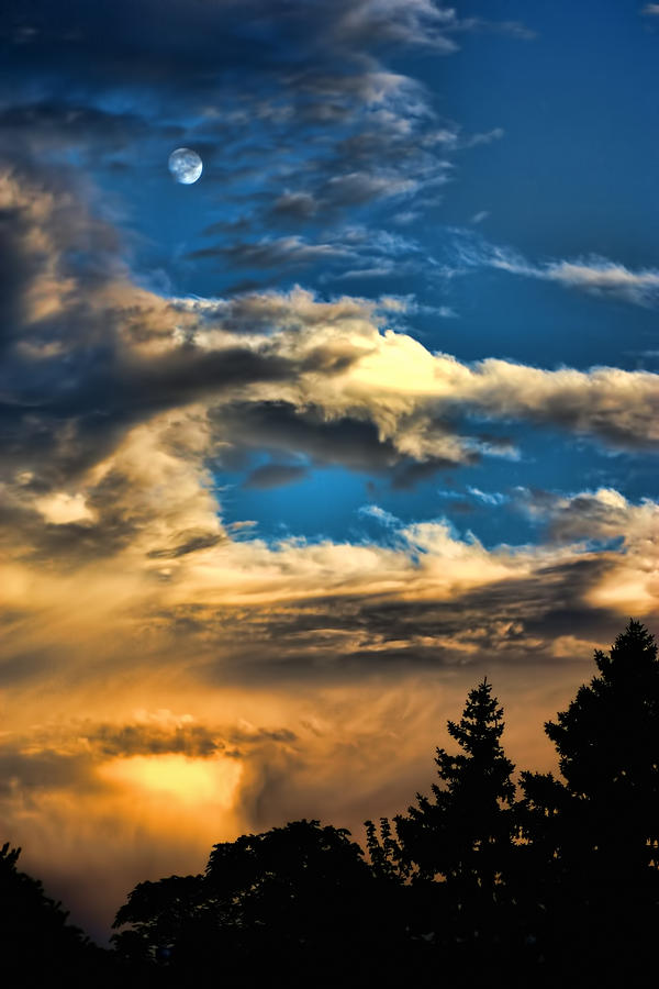 Moonfire Photograph by David Sanchez - Fine Art America