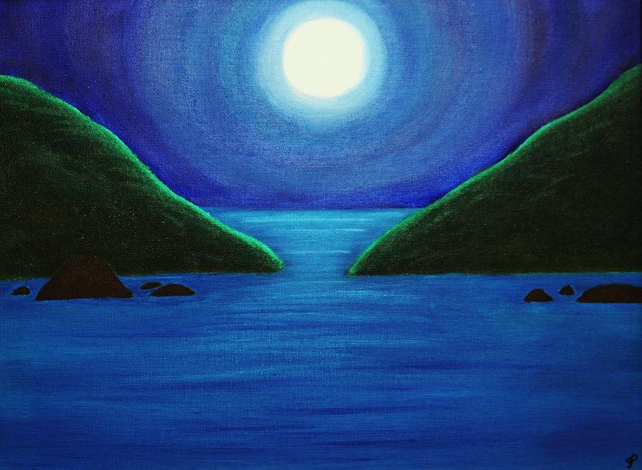 Moonlight Painting by Stacey Phillips - Fine Art America