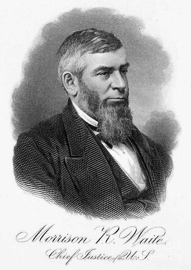 Morrison R. Waite (1816-1888) Photograph by Granger