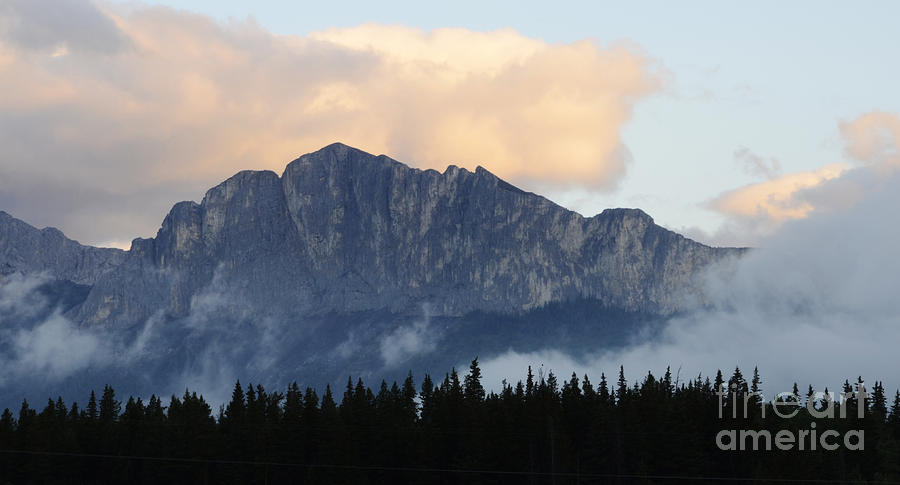 Mount Yamnuska Photograph by Bob Christopher - Fine Art America
